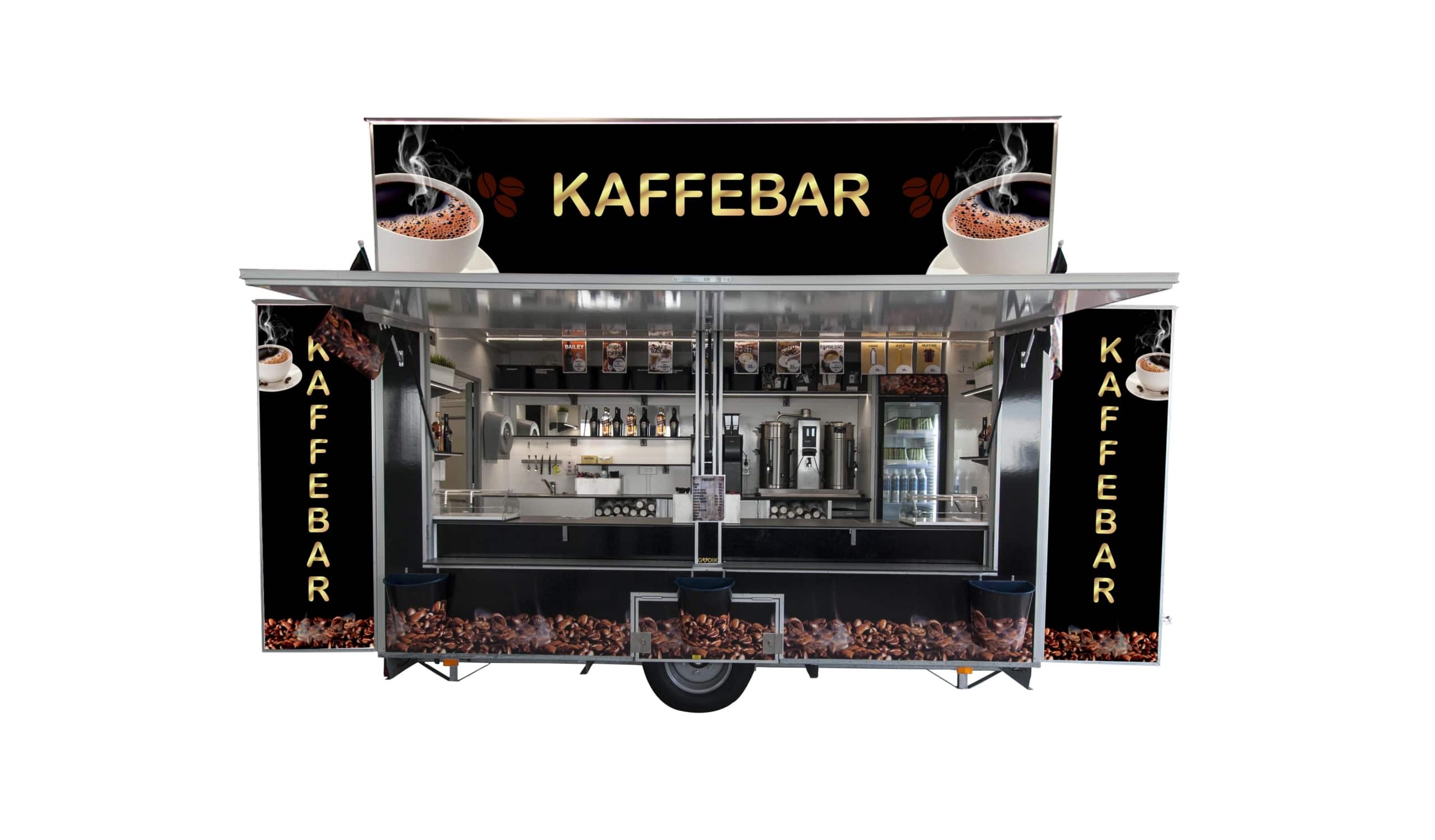 Hyr en kaffevagn med professionell utrustning | Se mer på - Godik.dk