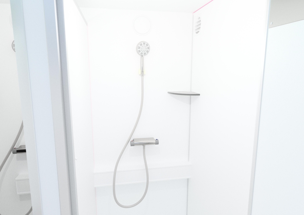 Badmodul med 3 badrum | Hyr den här | Godik.dk